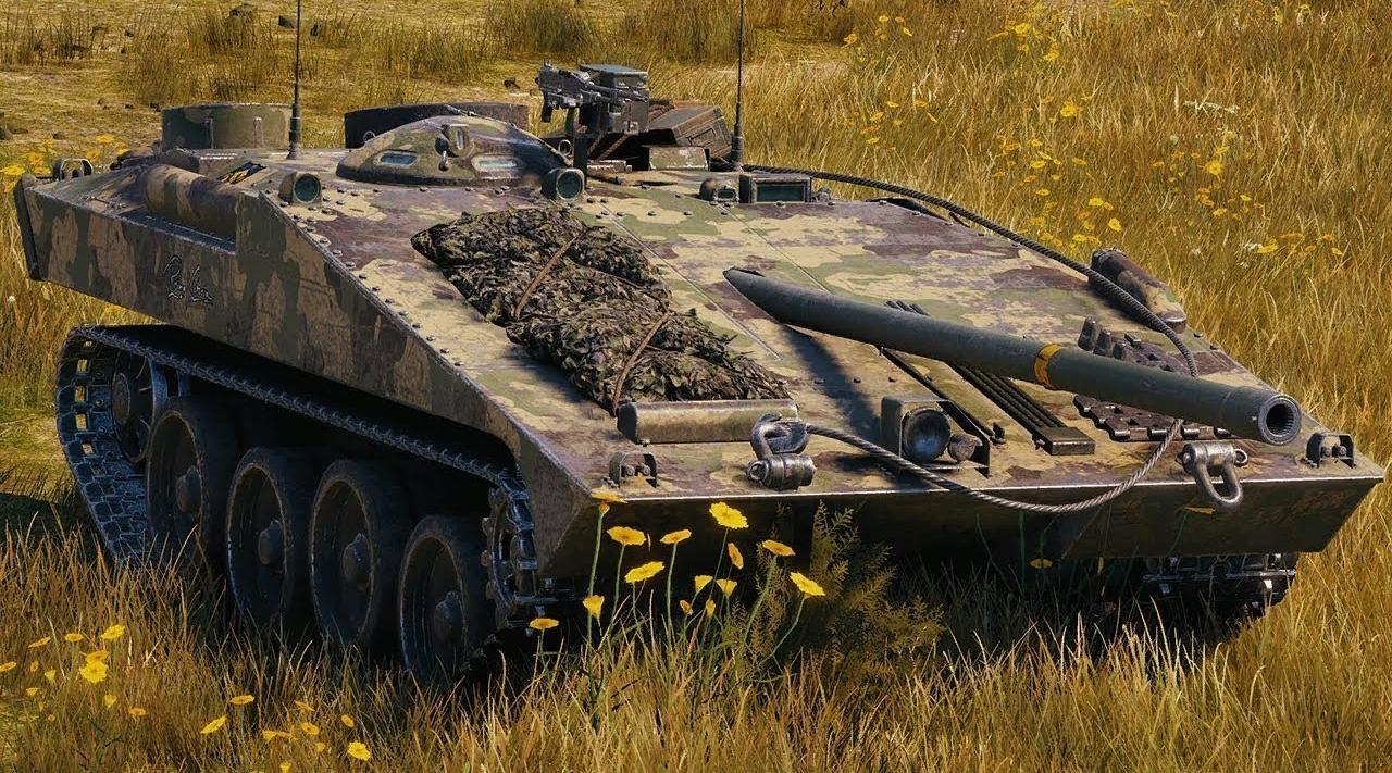 Pregled vrhunskega švedskega uničevalca tankov STRV S1, nivo 8 WOT