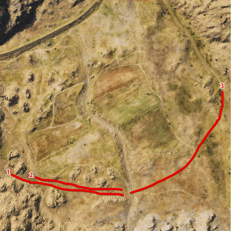 Steppe map in World of Tanks: positions for LT, ST, TT, tank destroyers