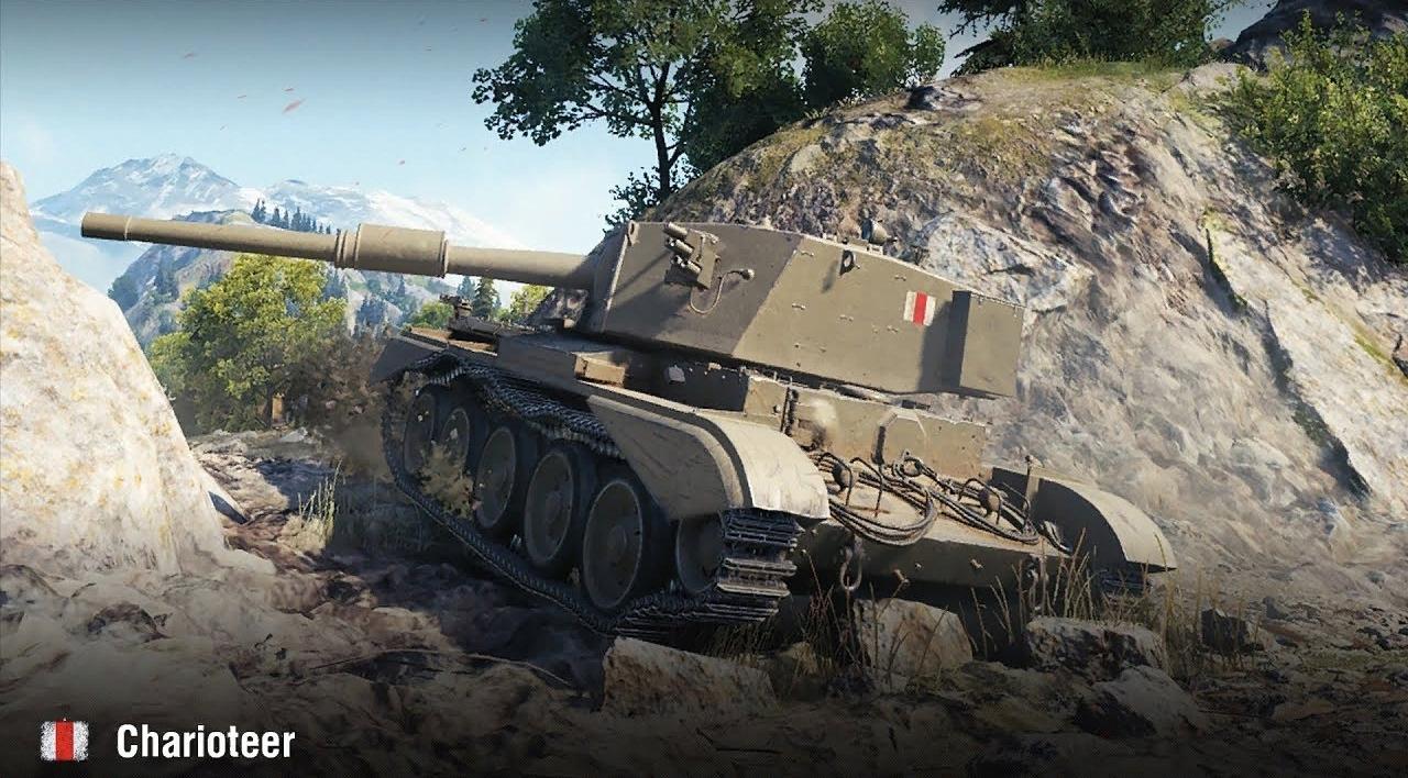 Обзор Charioteer ПТ-САУ 8 уровня Великобритания WOT