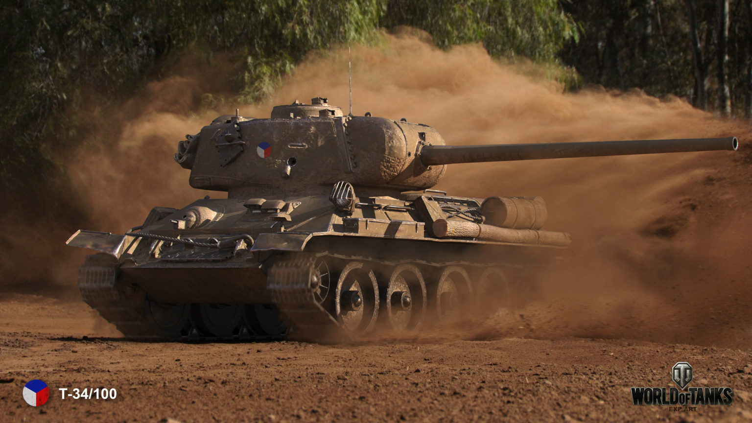 Revisión de Konštrukta T-34/100: superará incluso a los ST soviéticos