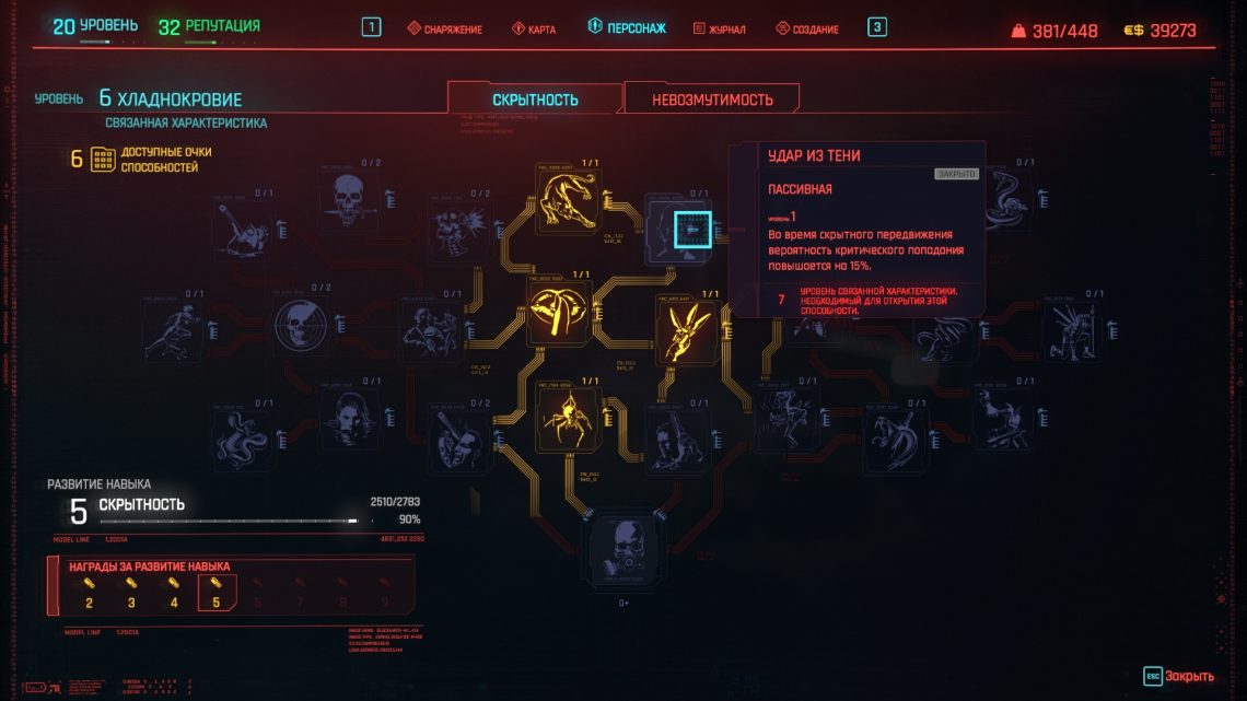 Cyberpunk 2077: Terminator build