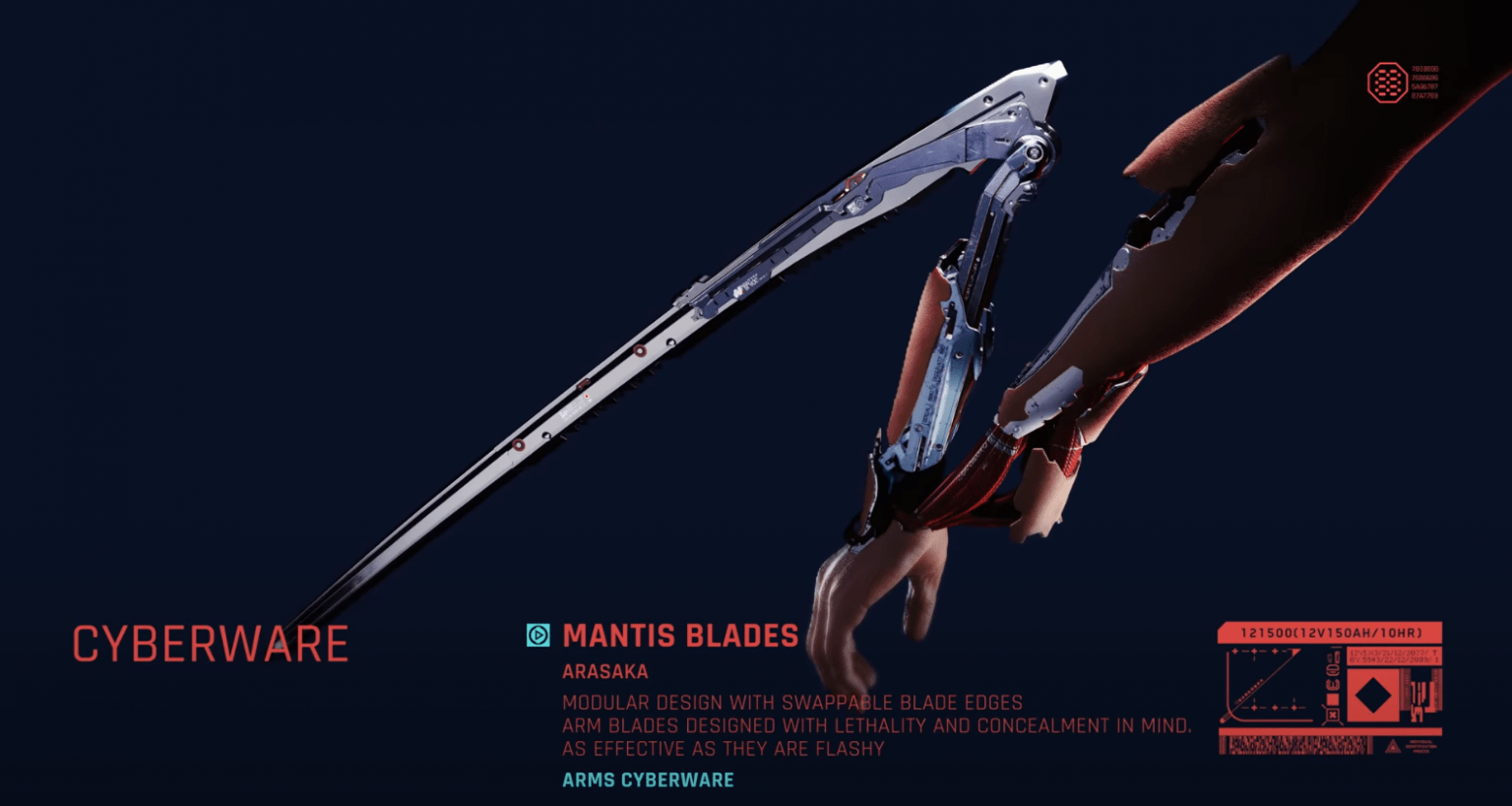 Full list of implants in Cyberpunk 2077