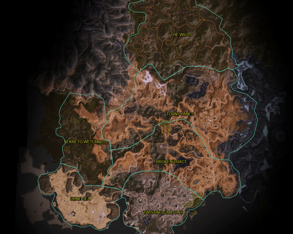 Interaktive Karte von Rage 2: alle Geheimnisse, Waffen und ...