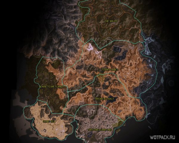 Rage 2 interactive map: all secrets, weapons and points of interest