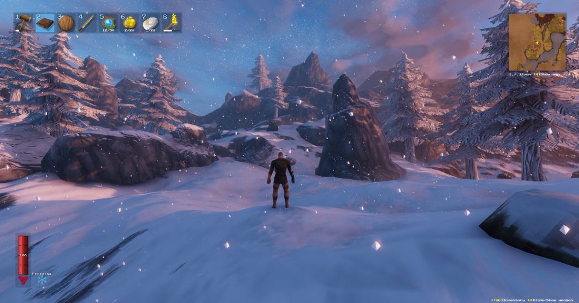 Interactive map of Valheim: tags, pings, best seeds