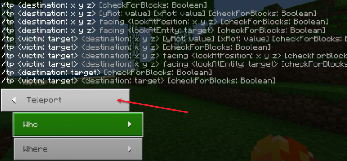 How to teleport in Minecraft Java and Pocket Edition