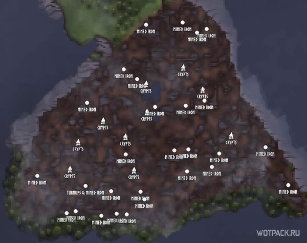 Interactive map of Valheim: tags, pings, best seeds