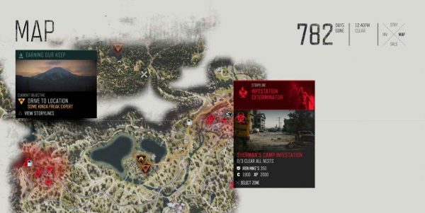 Days Gone: todas las zonas y nidos infectados en el mapa: dónde ...