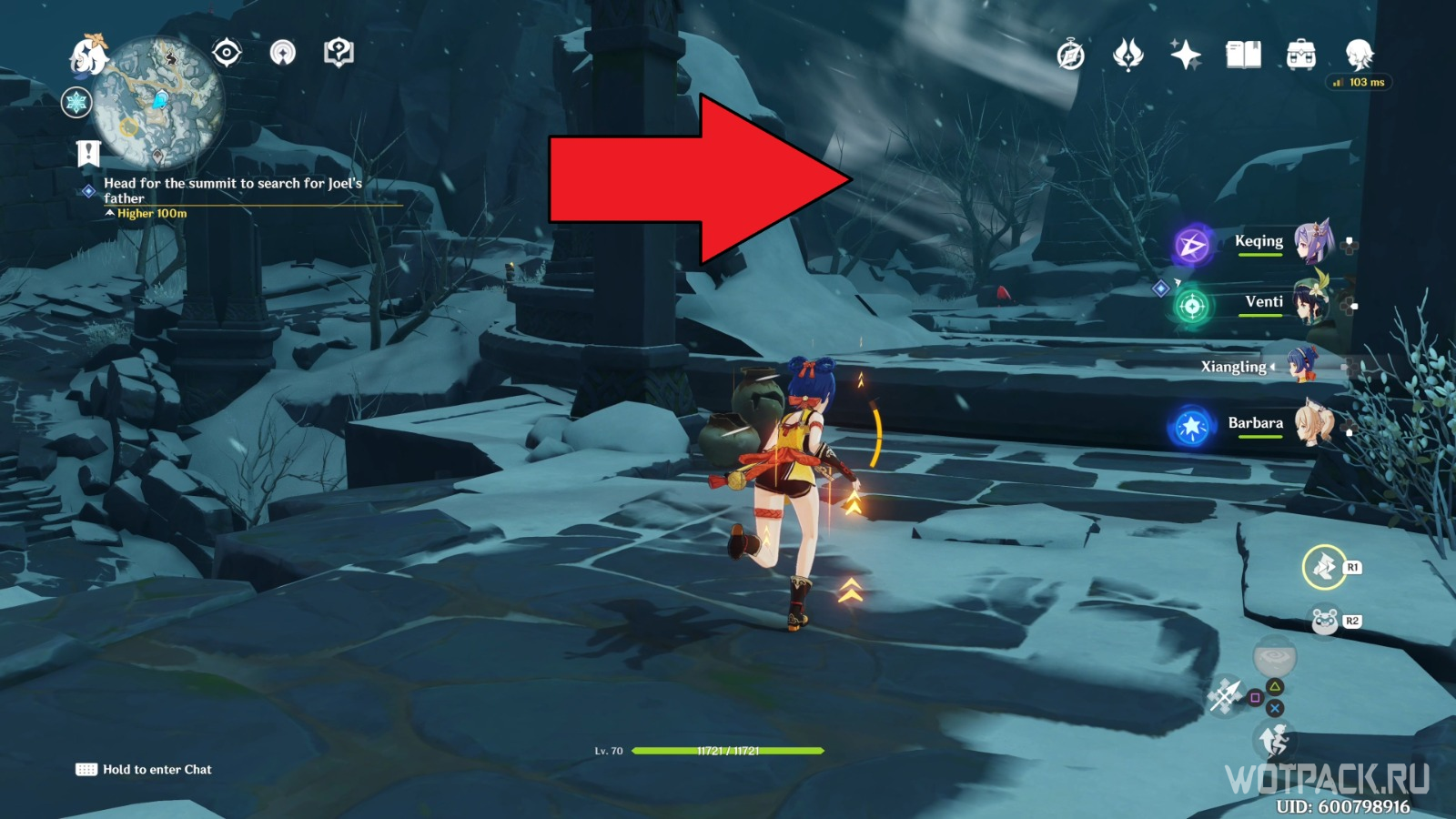 Lost in the snow in Genshin Impact: how to get through [guide]