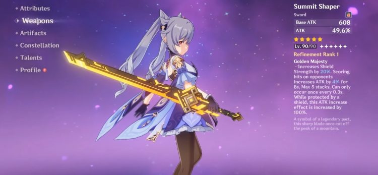 Summit Shaper in Genshin Impact - how to get it and who is it for? [guide]