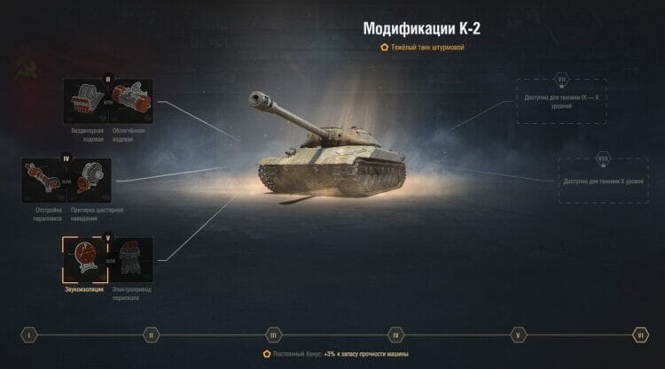 Pregled K-2 v World of Tanks: oprema, posodobitev polja, ugodnosti [vodnik]