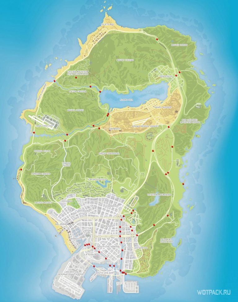 GTA 5 maps with all symbols