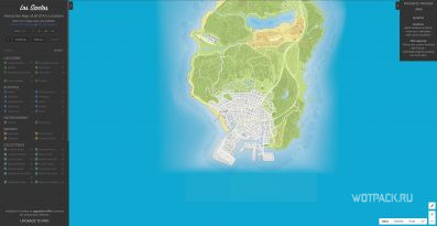 Mapas de GTA 5 con todos los símbolos