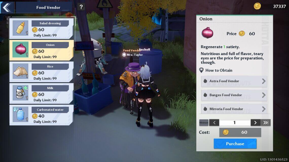 Tower of Fantasy Food Recipes: Cooking Guide