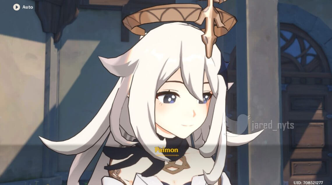 Paimon from Genshin Impact turned into a grown-up girl (photo)