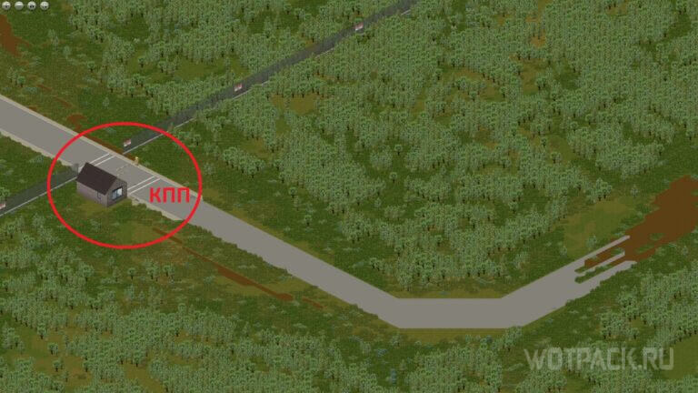 Project Zomboid: military base - where is it on the map