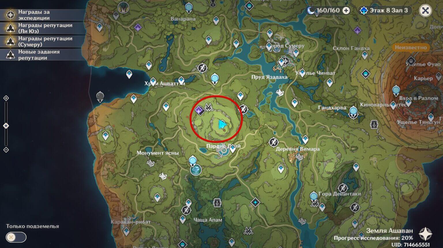 Cave at Pardis Dhyay in Genshin Impact: how to get there and solve puzzles