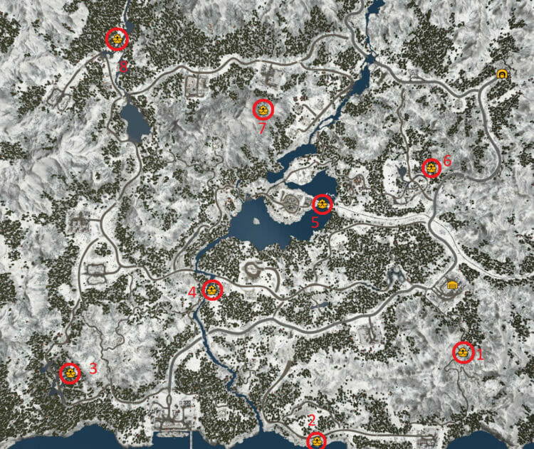 Where to Find Hidden Upgrades in Snowrunner: Map