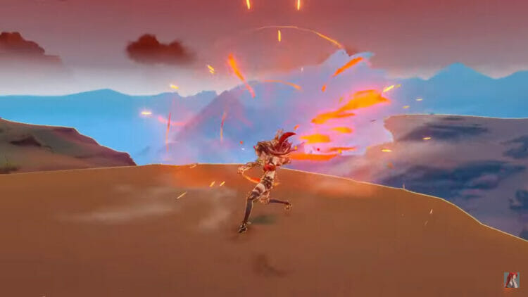 Daehya's gameplay and animations leaked in Genshin Impact