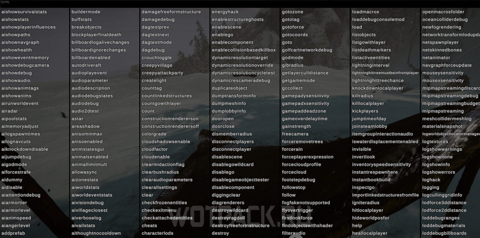 Sons Of The Forest Cheats: All ID Codes and Console Commands