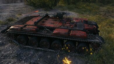 Object 156 O in World of Tanks: Tier 8 premium flamethrower SPG