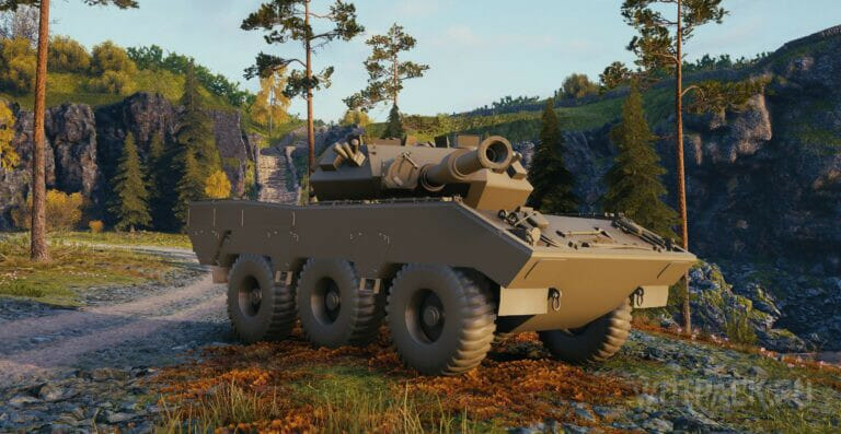 GSOR 1010 FB in World of Tanks: the first wheeled British premium tank