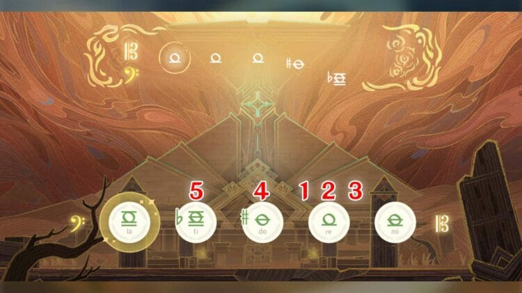 Forest chords in Genshin Impact: how to play all notes and melodies