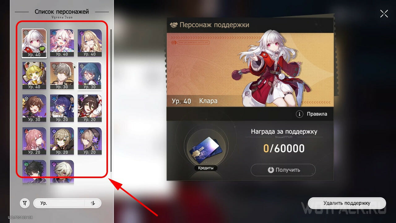 Support characters in Honkai Star Rail: how to assign and use