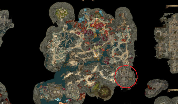 Selunite Outpost in Baldur's Gate 3: How to Disable Statues