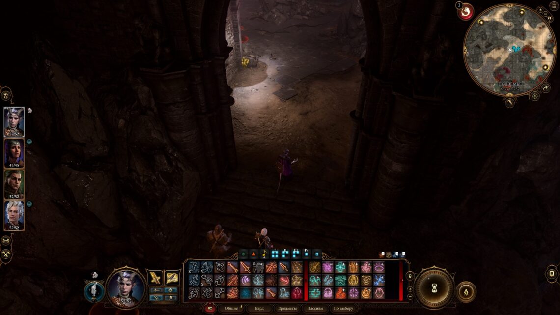 Tour en ruine dans Baldur's Gate 3 : ascenseur, sous-sol, bouton et levier