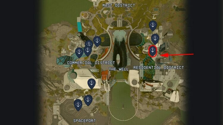 Торговцы в Starfield: где найти все магазины