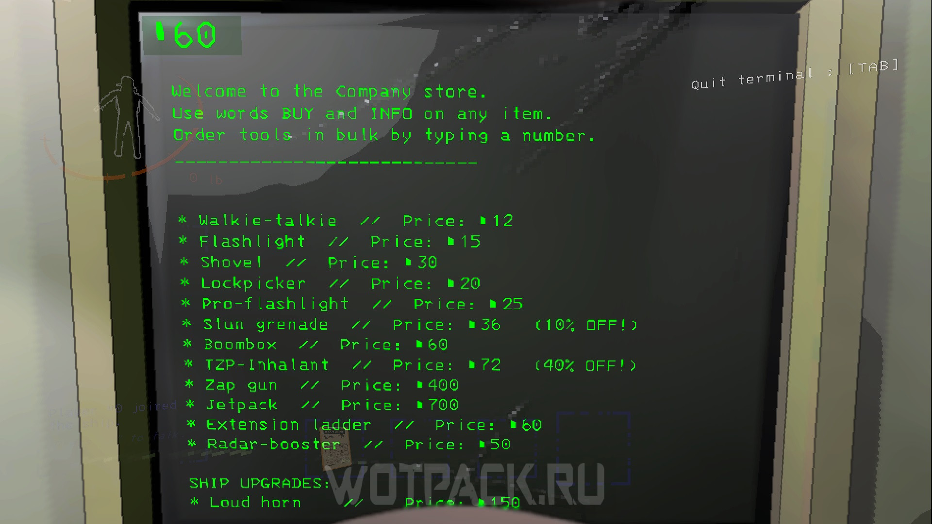 Terminal em Lethal Company: todos os comandos
