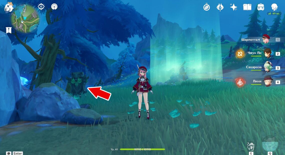 Anemo monuments and torches in Erinyes Forest in Genshin Impact: how to ...