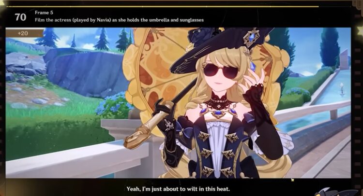 On camera in Genshin Impact: how to shoot scenes and film