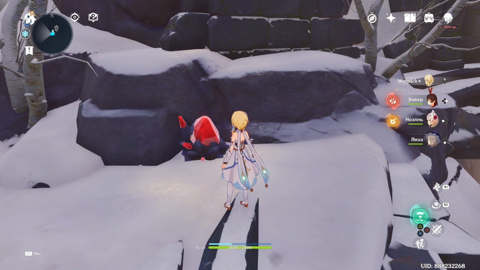In the mountains in Genshin Impact: how to melt all the frozen fragments