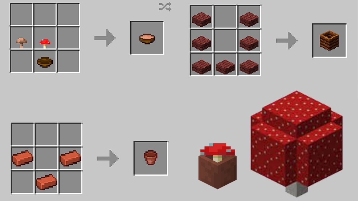 Ferme de champignons dans Minecraft : comment faire pousser des champignons