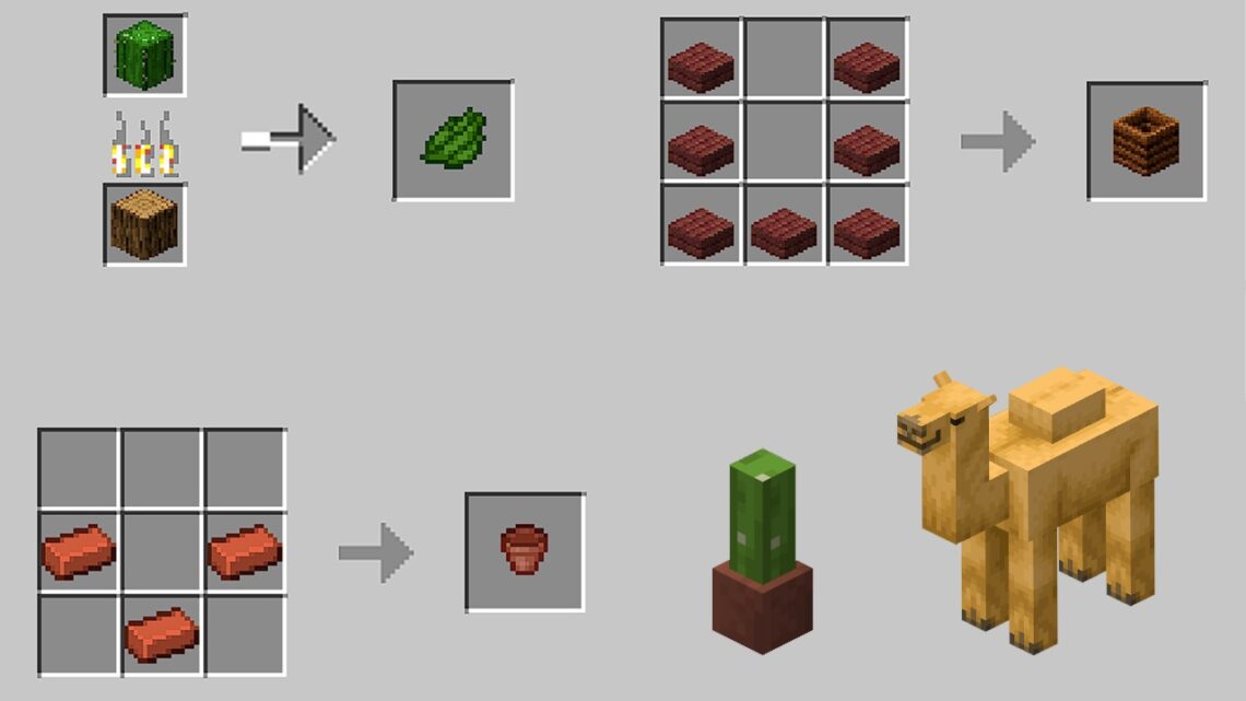 Cactus farm in Minecraft: how to build and make an automatic one