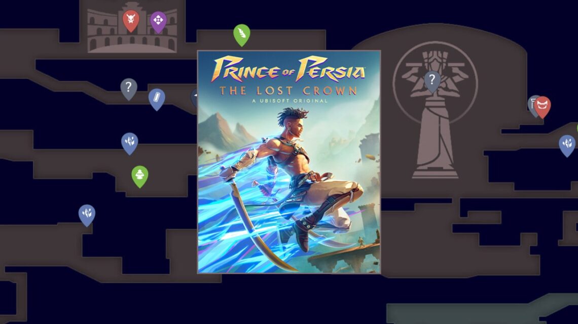 Interactive map Prince of Persia The Lost Crown: all symbols