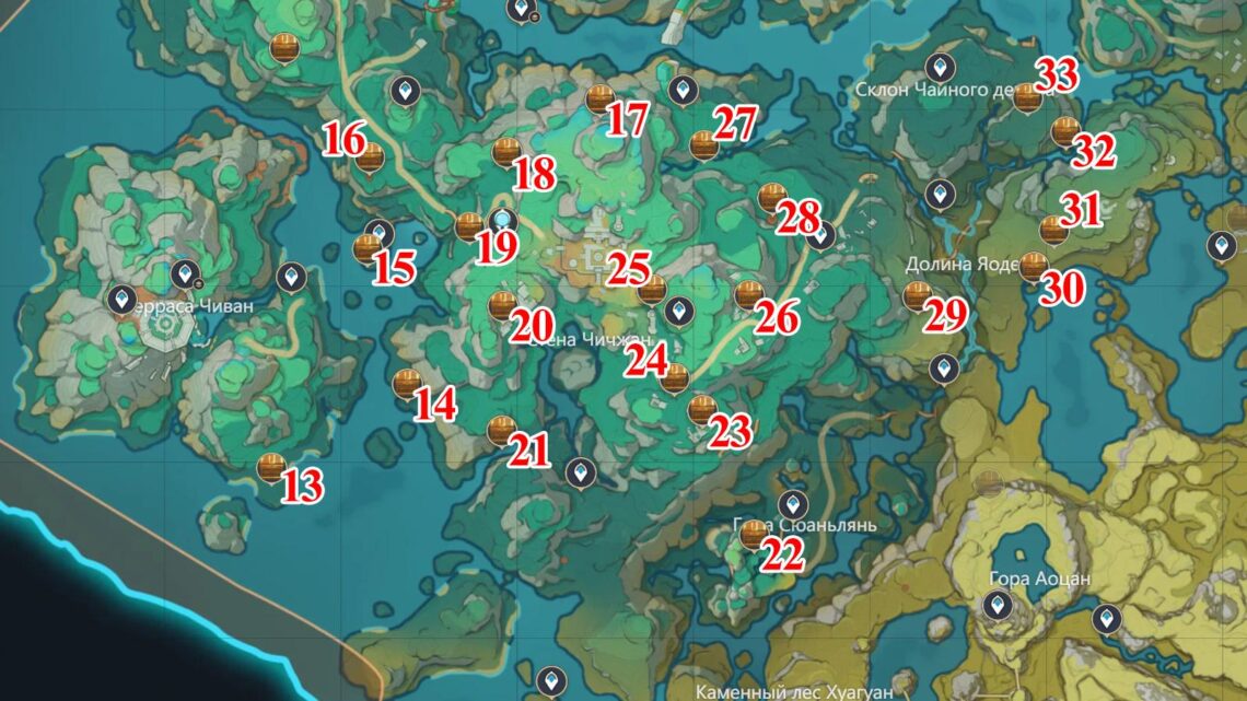 All the precious chests of Chenyu Valley in Genshin Impact: how to find ...
