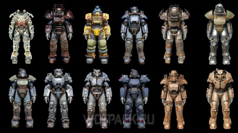 Power armor Fallout 4 (Fallout 4): where to find all types