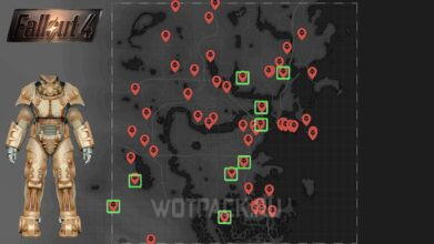 Power armor Fallout 4 (Fallout 4): where to find all types