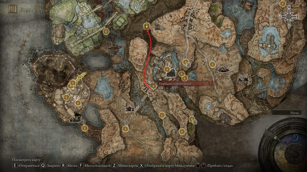 Catacumbas de Mist Rift en Elden Ring: Death Knight