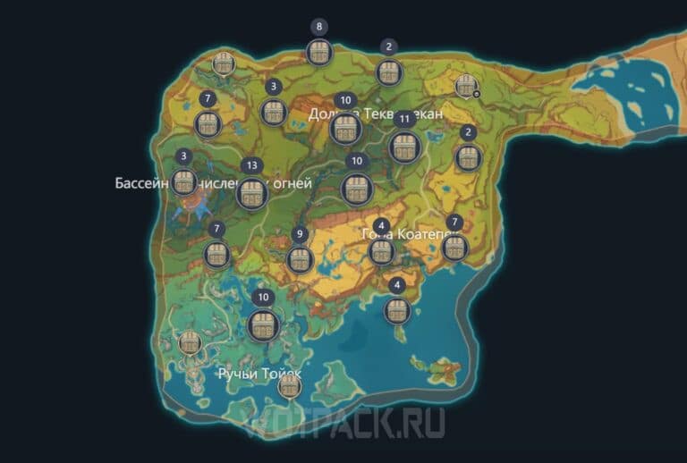 All Natlan's chests in Genshin Impact: how to find and open