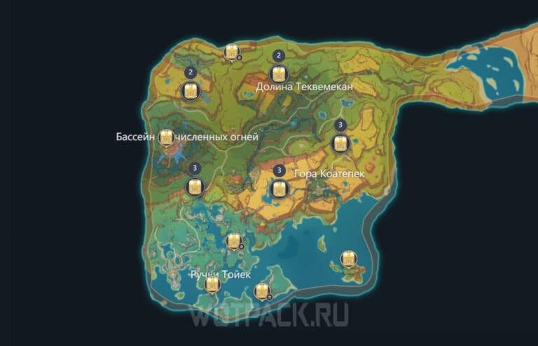 All Natlan's chests in Genshin Impact: how to find and open