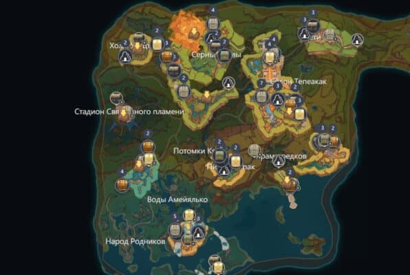 All Natlan's chests in Genshin Impact: how to find and open