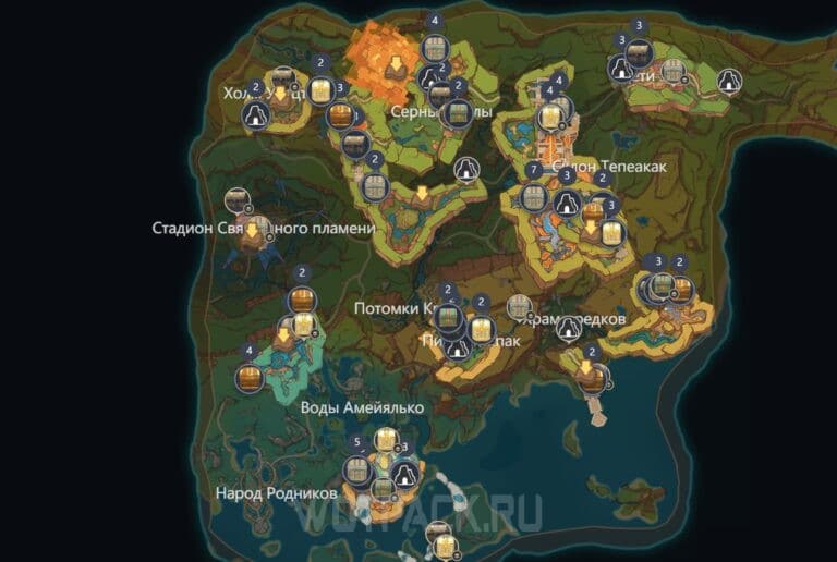 All Natlan's chests in Genshin Impact: how to find and open