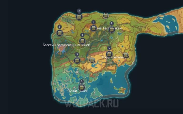 All Natlan's chests in Genshin Impact: how to find and open