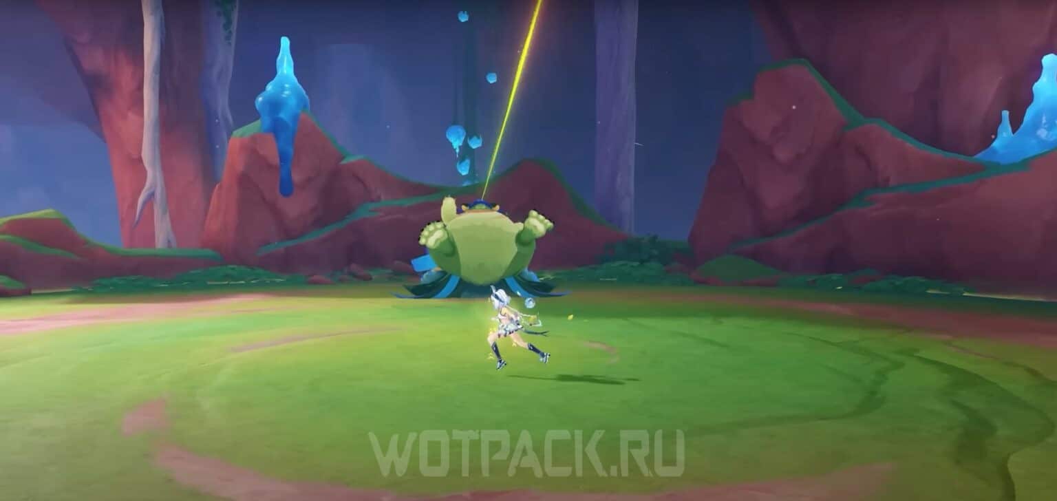 Voracious Mountain King Yumkasaurus in Genshin Impact: Kongamato