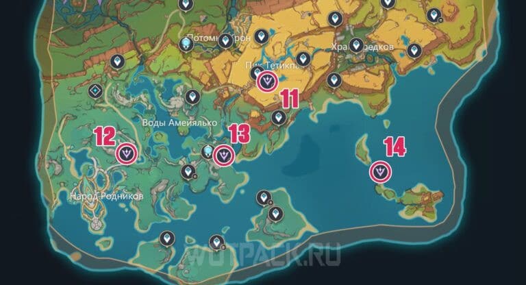 Geography of Natlan in Genshin Impact: All Viewpoints