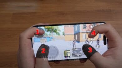Finger layout in PUBG Mobile: codes for 3, 4, 5, 6 fingers